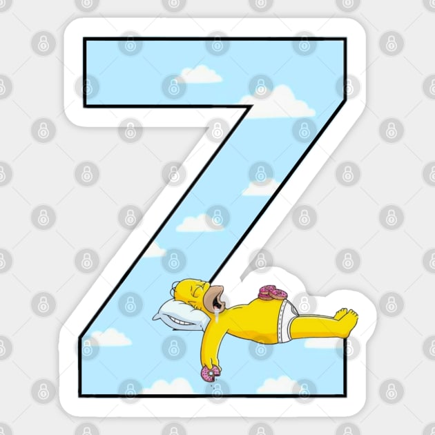 Simpsons letter - Simpsons - Sticker | TeePublic